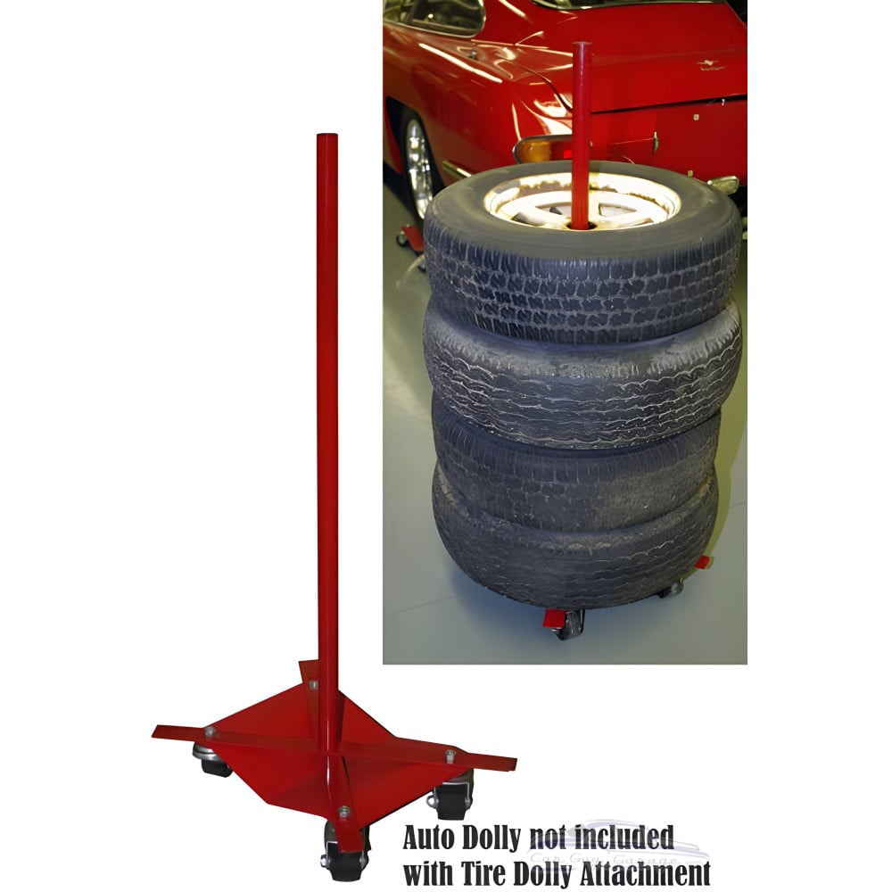 Hanging Car Dolly Wall Rack - Secure Garage Storage Solution