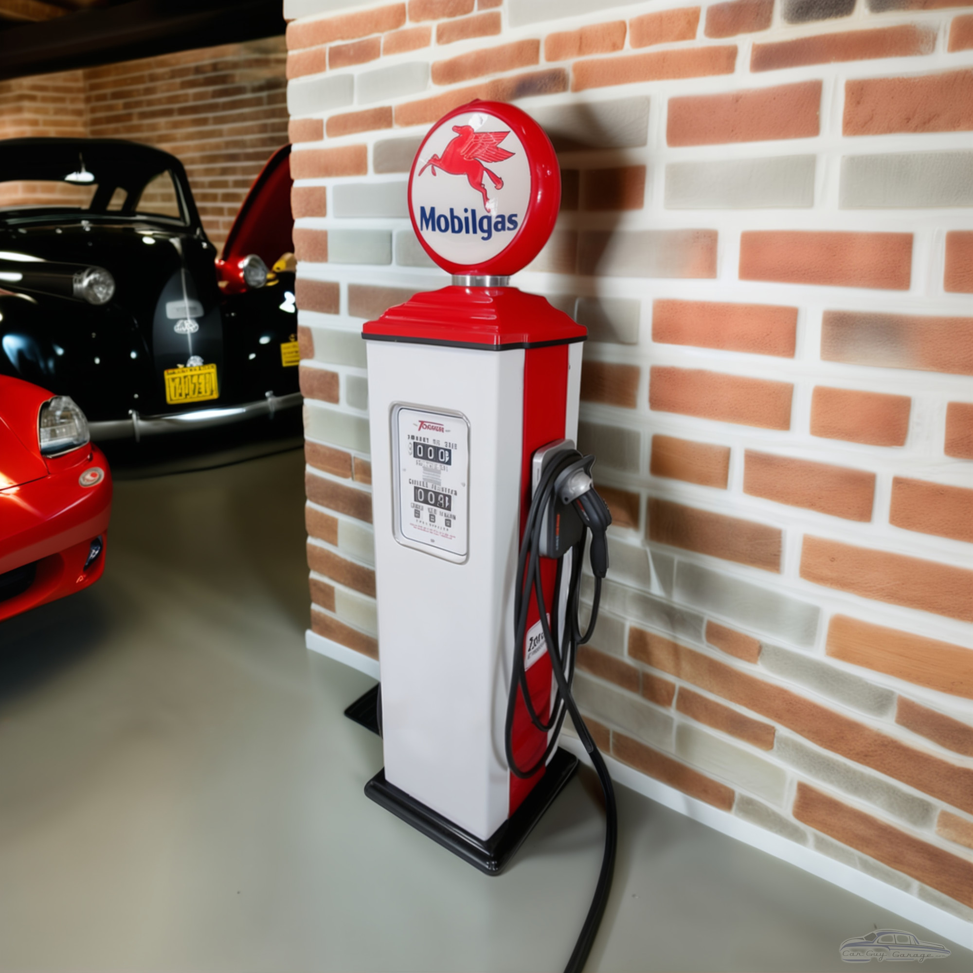 Electric Vehicle Charging Station - Stylish Gas Pump Design