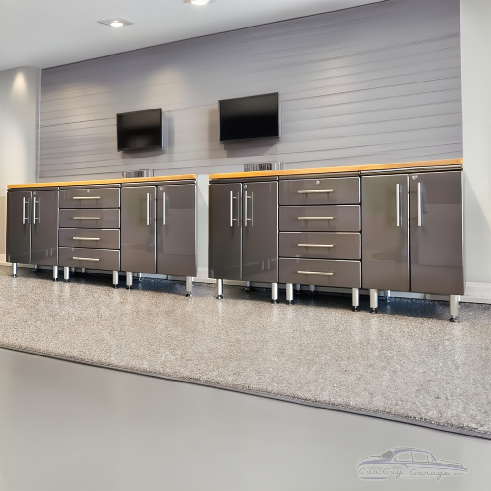 Graphite Grey Metallic MDF Cabinets