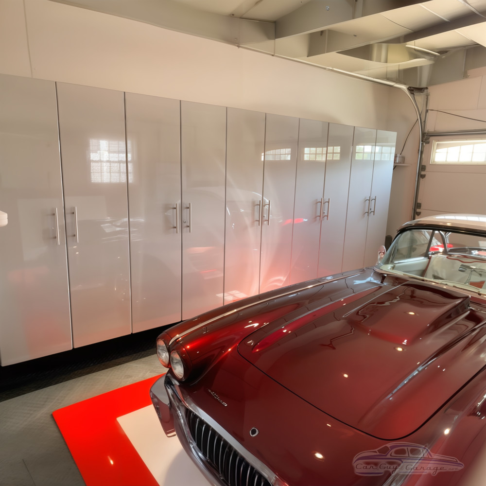 Stardust Silver Metallic MDF Cabinets
