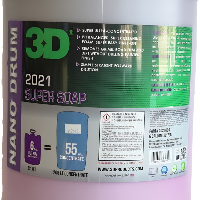 6 Gallons Super Concentrated Car Soap - Equals 55 Gallons
