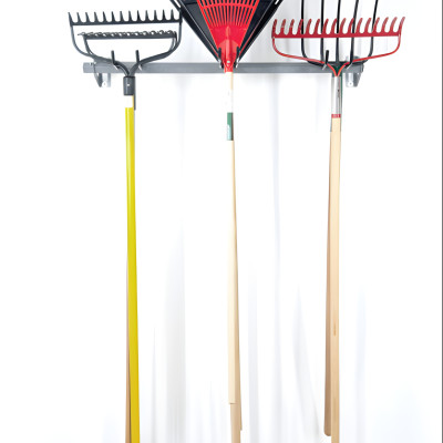Rake Storage Rack - Holds 12-20 Rakes, Industrial Steel