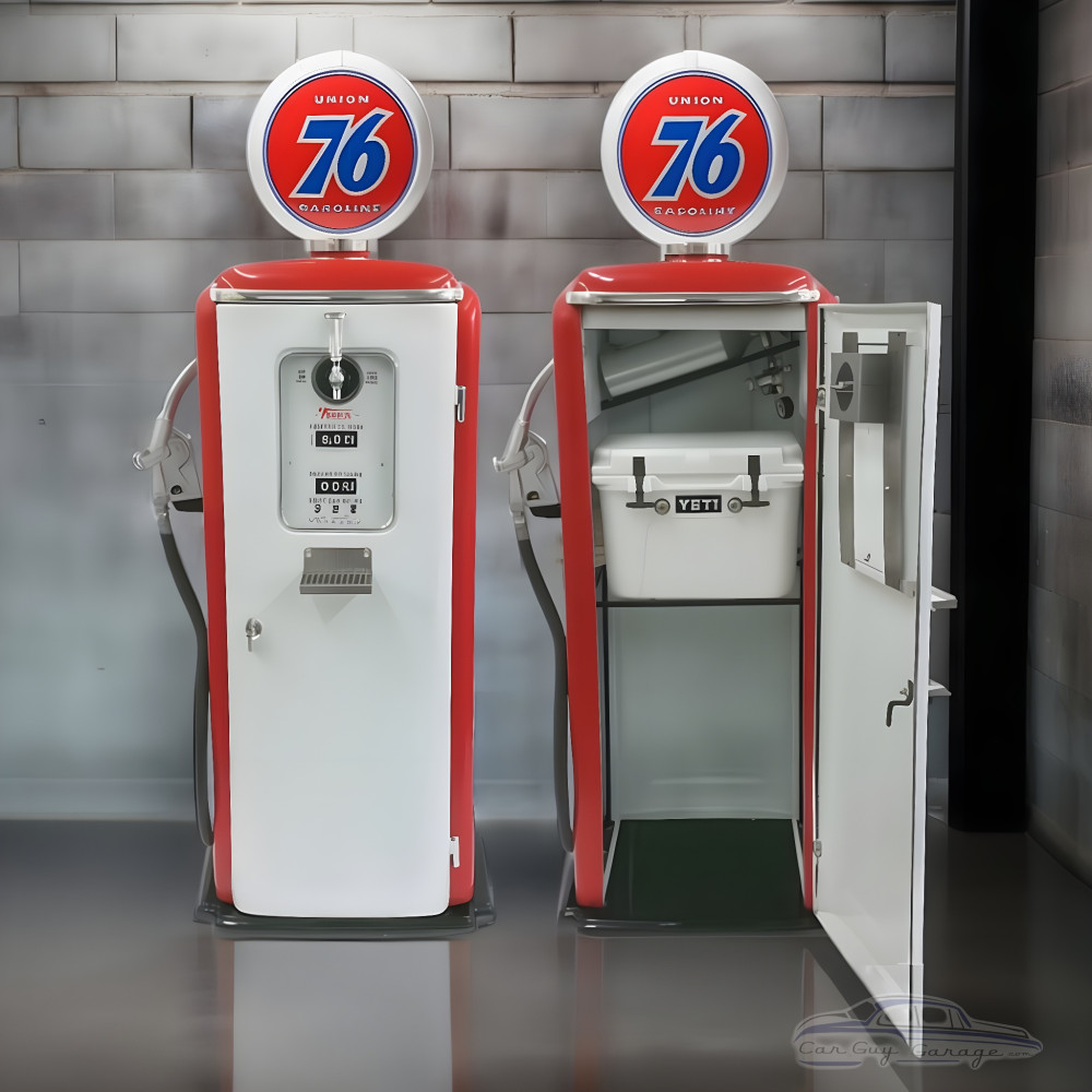 Union 76 Replica Beer Tap Gas Pump - Chill & Serve Cold Beer