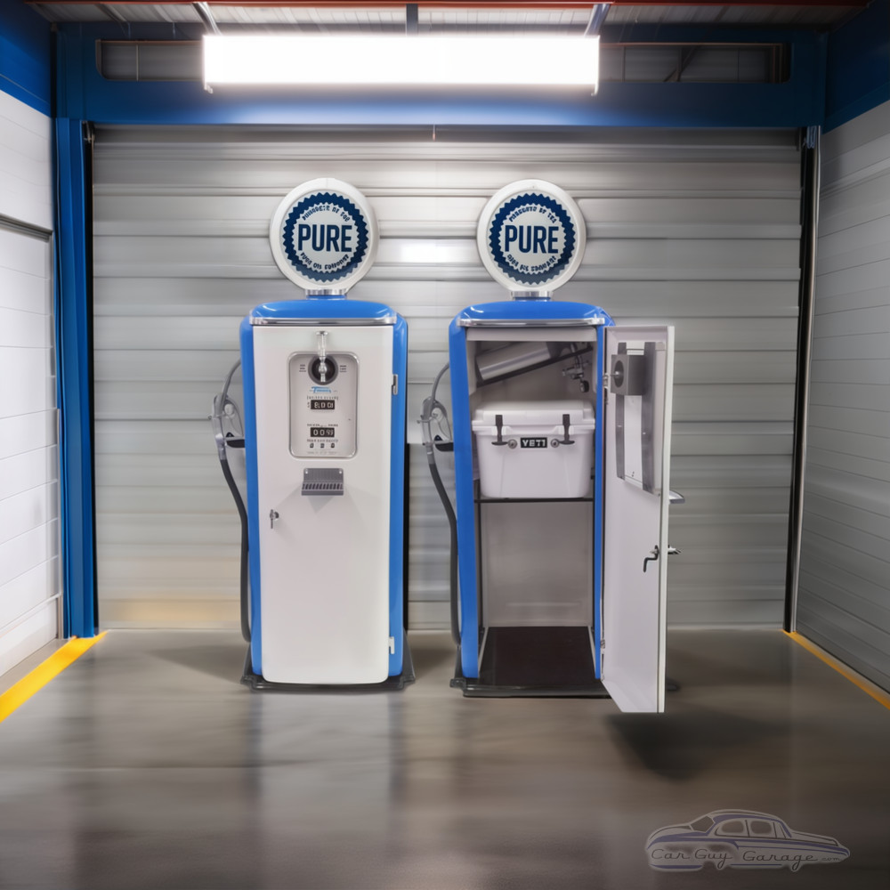 Mobilgas Tokheim 39 Display Case Gas Pump - Retro Garage Decor