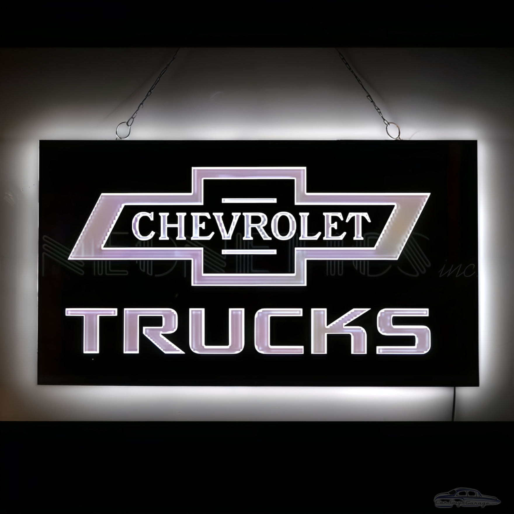 Chevy Trucks LED Sign - Bright, Durable, Energy Efficient Decor