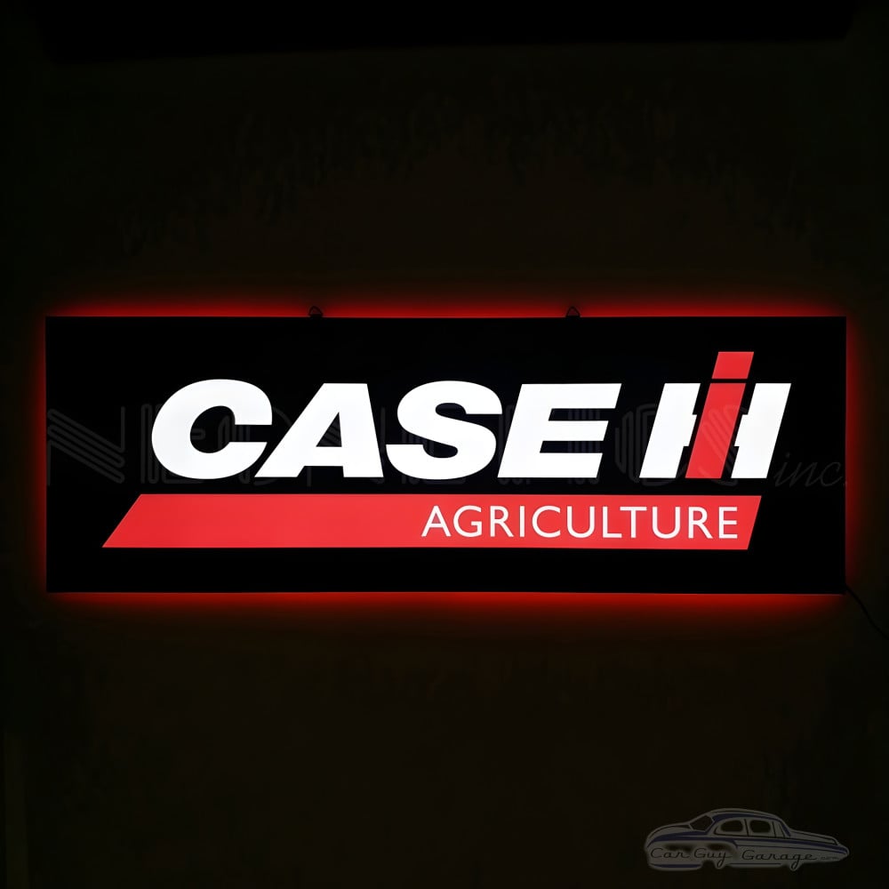 Case IH LED Sign - Slim, Bright, Indoor Use, 27x9 Inches