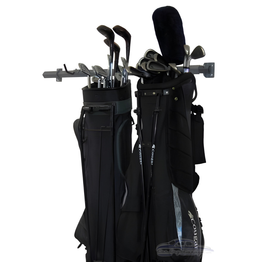Golf Bag Storage Rack - Holds 3 Bags, Industrial Steel