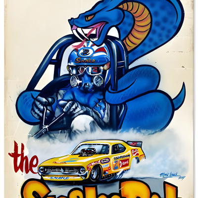 Snake Pit Metal Sign - 12"x18" Vintage Garage Decor, USA Made