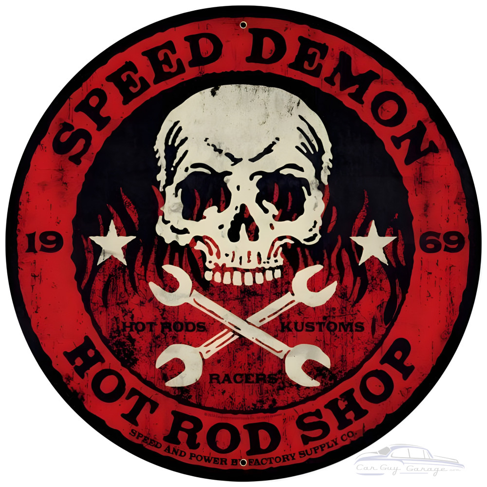 Dodge Demon Neon Clock - 15" Diameter, Real Glass Neon, Quartz