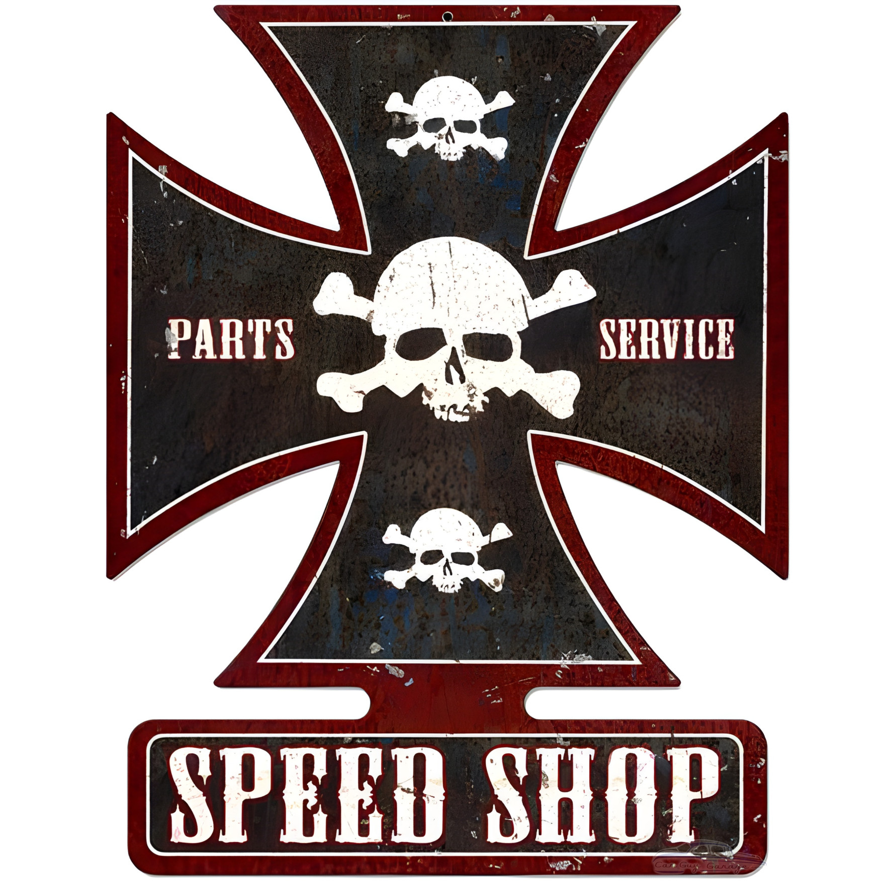 Speed Shop Metal Sign - 19"x15" Durable American Steel Decor