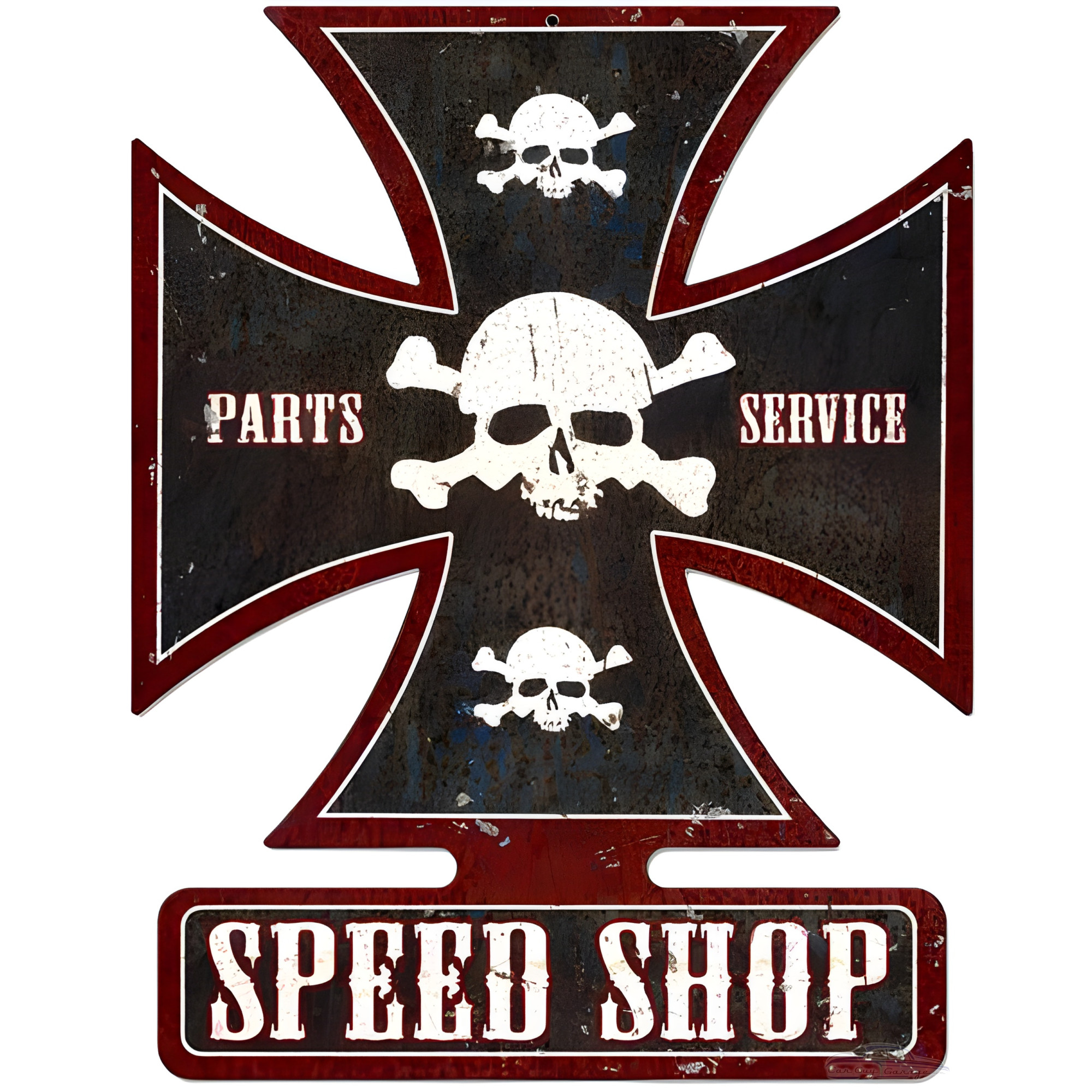 Speed Shop Metal Sign - 19"x15" Durable American Steel Decor