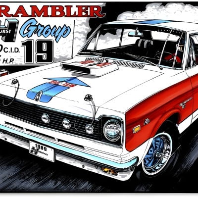 The Rambler Metal Sign - 18"x12" Heavy Gauge Steel, USA Made