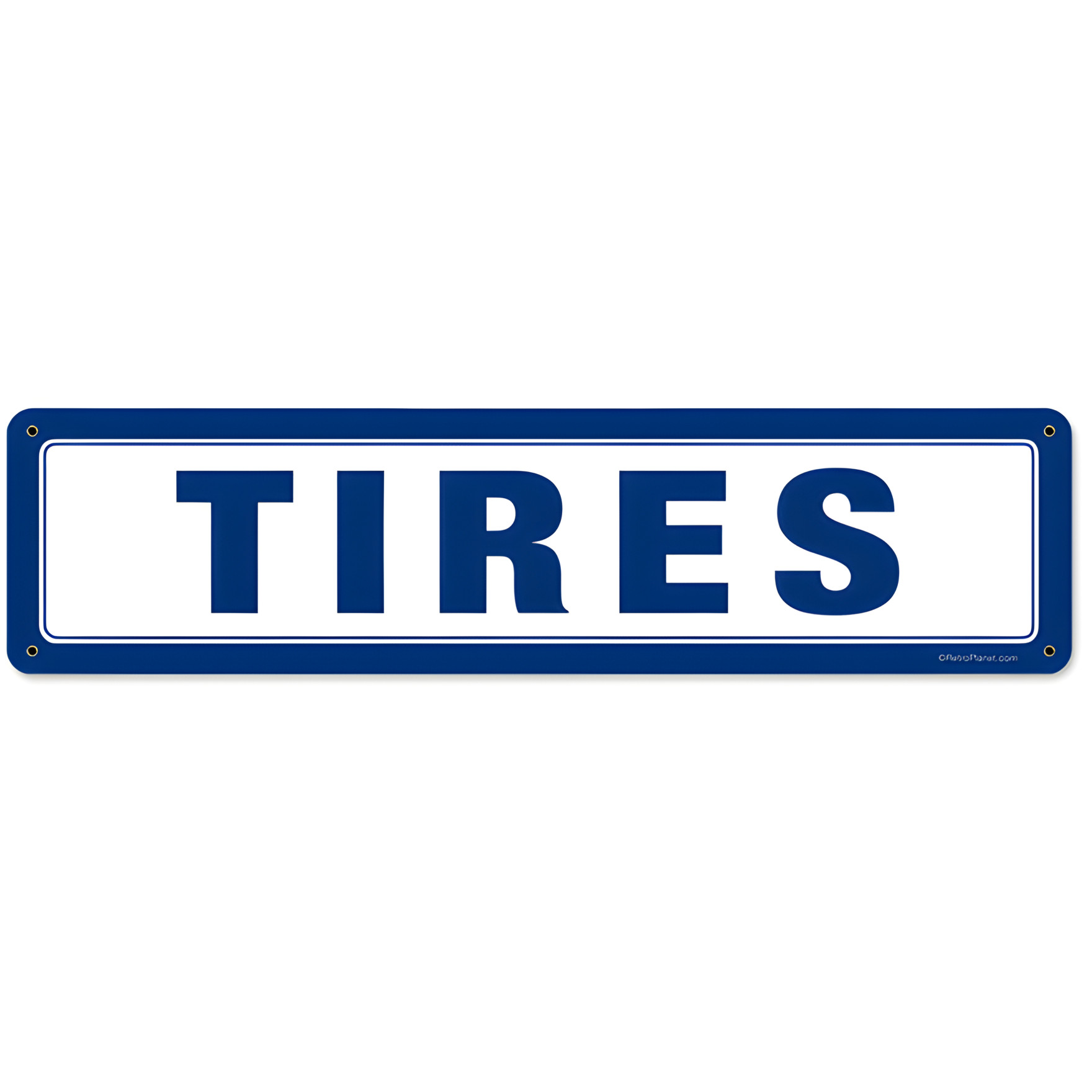Retro Tires Metal Sign - 20"x5" - Durable USA Made Decor
