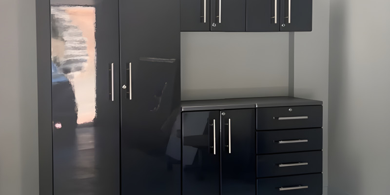 Stardust Silver Metallic MDF Cabinets