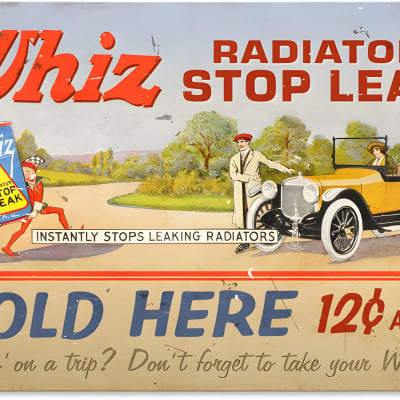 Whiz Vintage Metal Sign - 18"x12" - Made in USA, Easy Hang