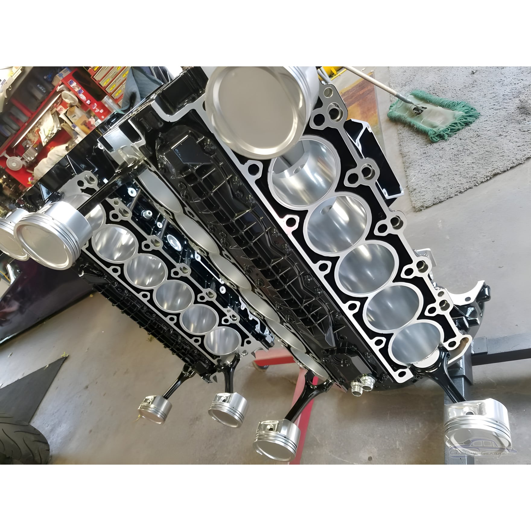 Mercedes V12 Engine Block Table - Custom Automotive Furniture
