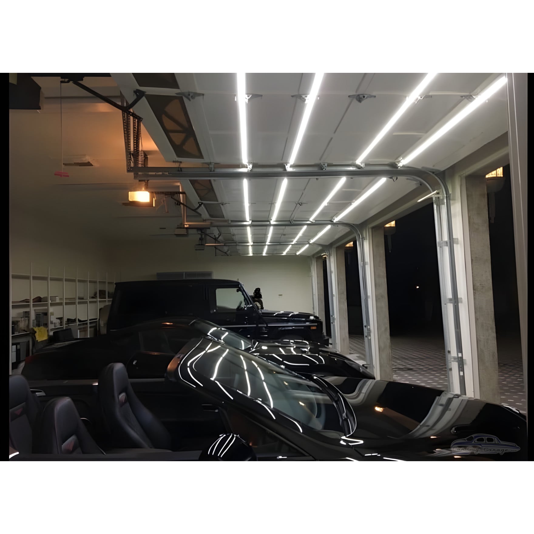 Bright LED Garage Door Lighting - 14.4k Lumen, Easy Install